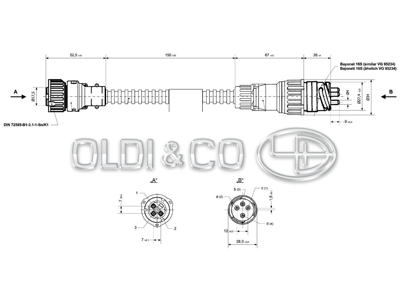 27.066.11533 - Electric equipment - Connection cable / adapter ...