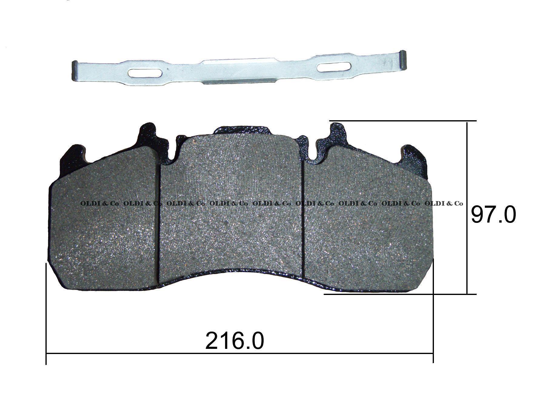 11.010.22708 - Brake system - Brake pad kit - Bremžu sistēmas detaļas ...